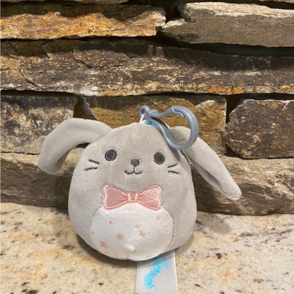Squishmallows | Toys | Nwt Blake The Bunny Squishmallow Clip On Keychain 35 Inch | Poshmark
